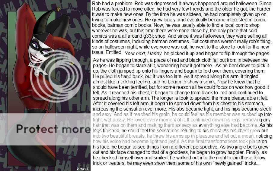 Harley Quinn TG Caption Photo by hagglepuf | Photobucket